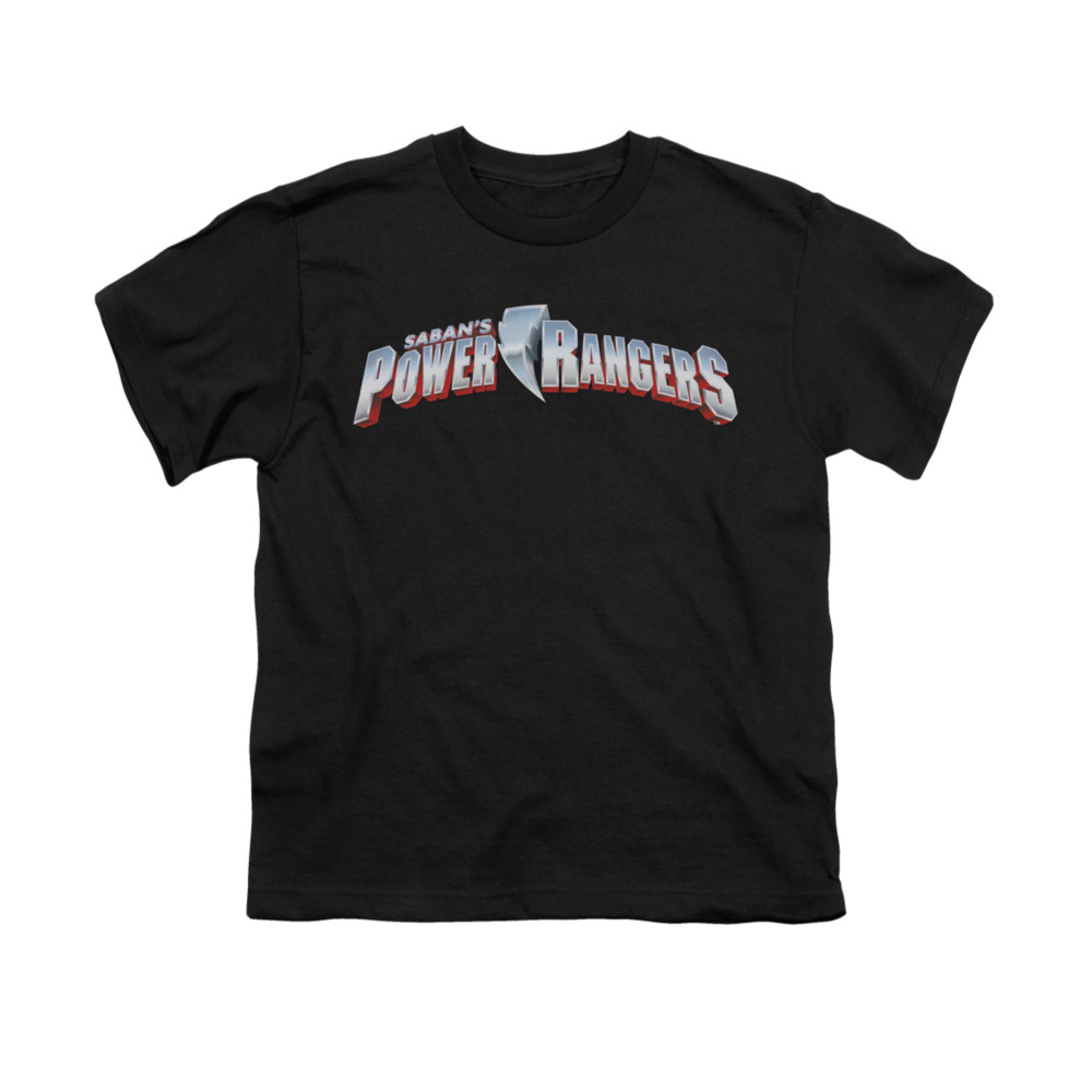 Power Rangers Shirt Kids Saban's Rangers Black T-Shirt - Power Rangers ...