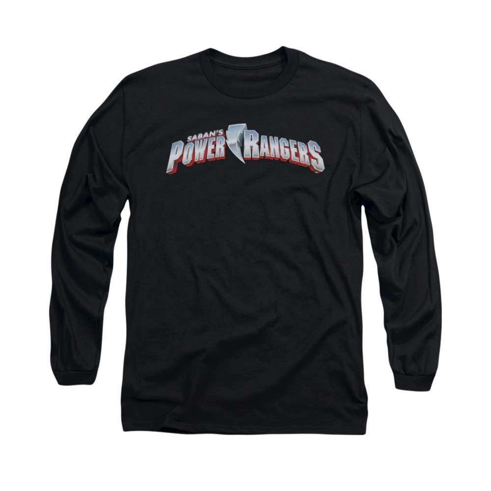 Power Rangers Shirt Saban's Rangers Long Sleeve Black Tee T-Shirt ...