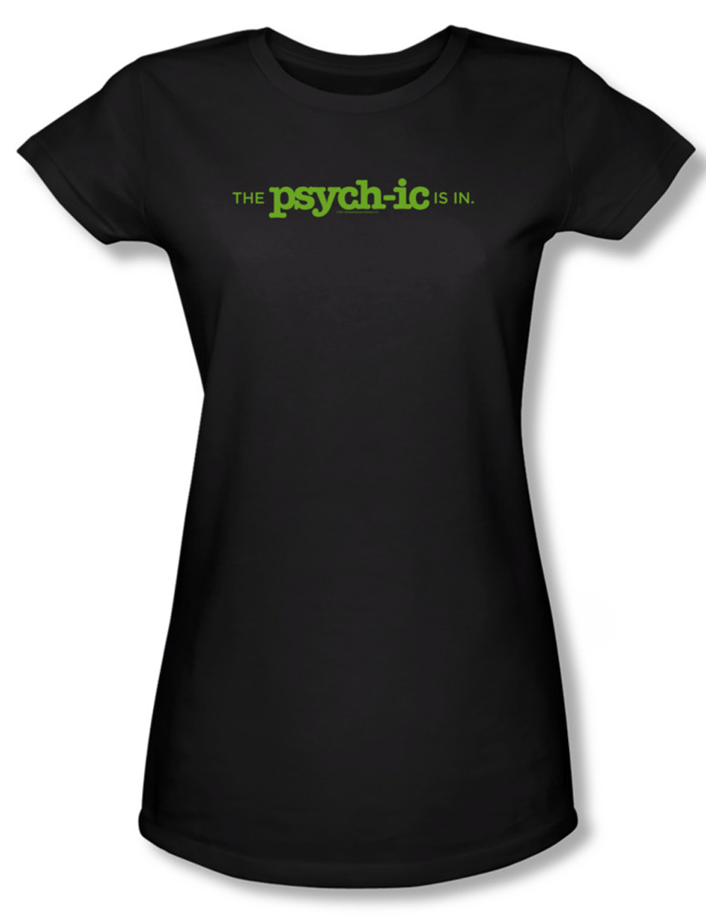 Psych Shirt Juniors The Psychic Is In Black Tee T-Shirt - Psych The ...