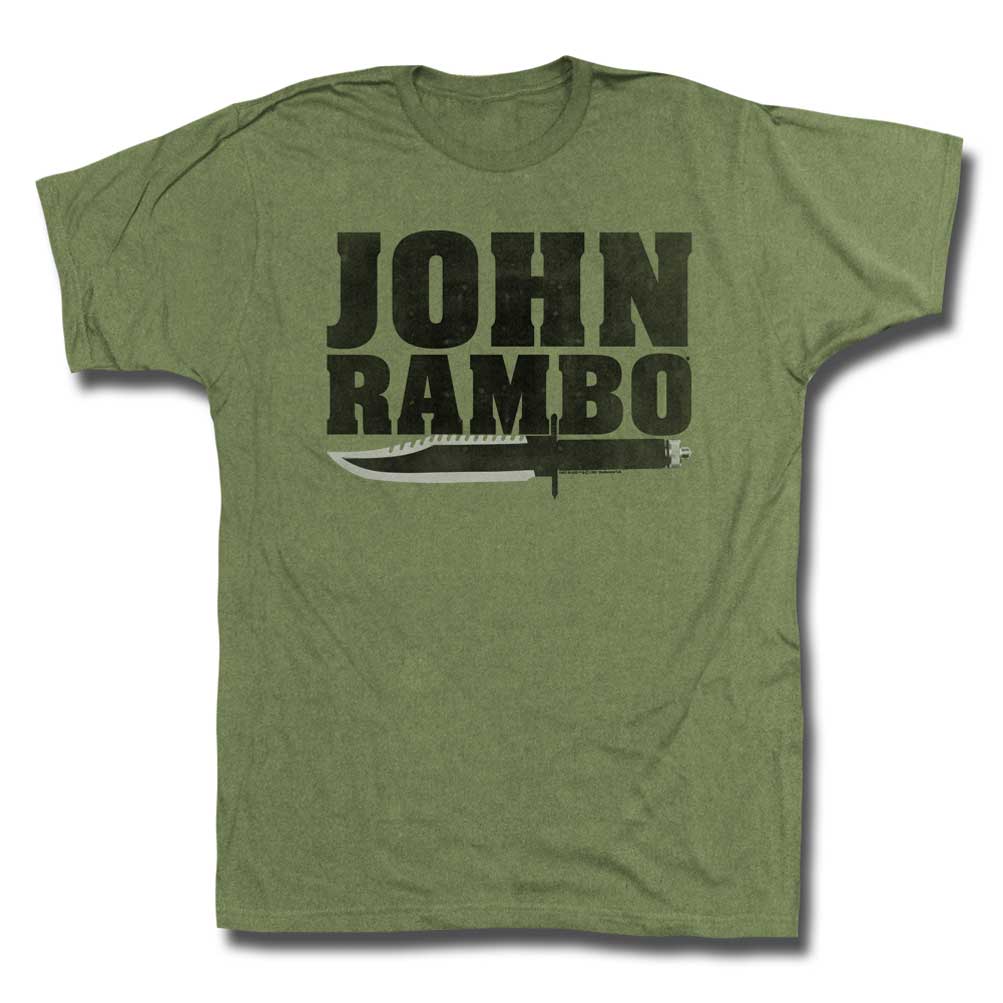 Rambo Shirt John Rambo Military Green T-Shirt - Rambo Shirts