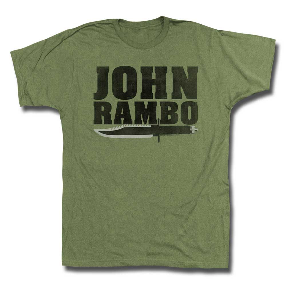 Rambo Shirt John Rambo Military Green T-Shirt - Rambo Shirts
