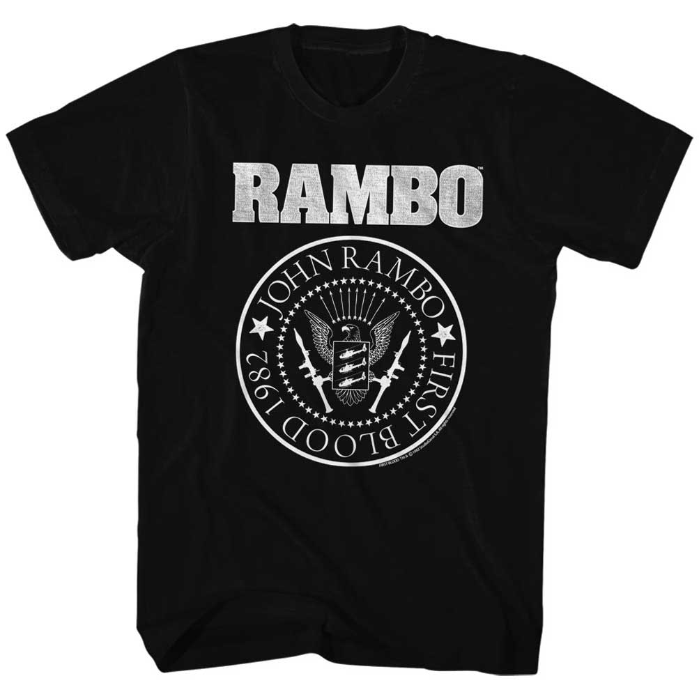 Rambo Shirt Rambo Seal Black T-Shirt - Rambo Shirts