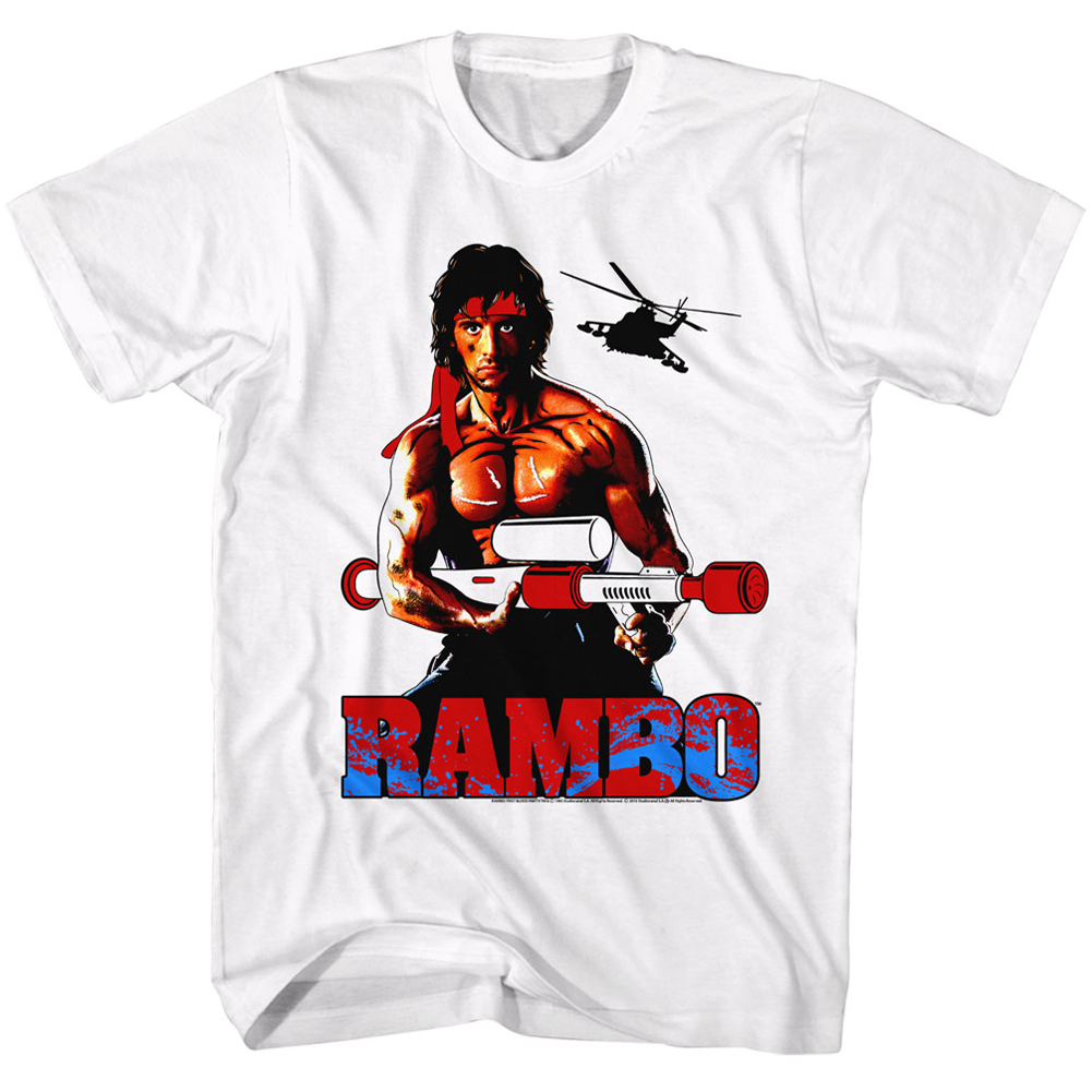 Rambo Shirt Water Logger White T-Shirt - Rambo Shirts