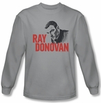 Ray Donovan Shirt Logo Adult Silver Tee T-Shirt - Ray Donovan Logo Shirts