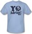 Rocky T-shirt Yo Adrian Classic Adult Light Blue Tee Shirt - Rocky ...