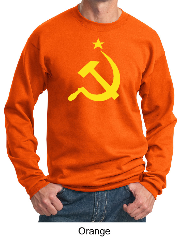 Russian Sweatshirt Hammer and Sickle USSR Adult Sweatshirt - Soviet ...