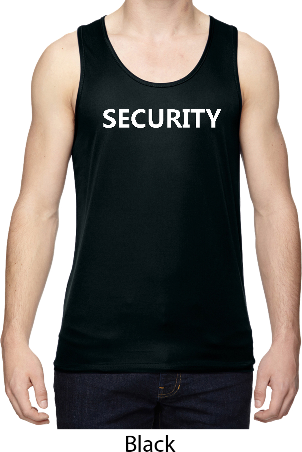 Security Guard Mens Moisture Wicking Tanktop - Security Guard Mens Shirts