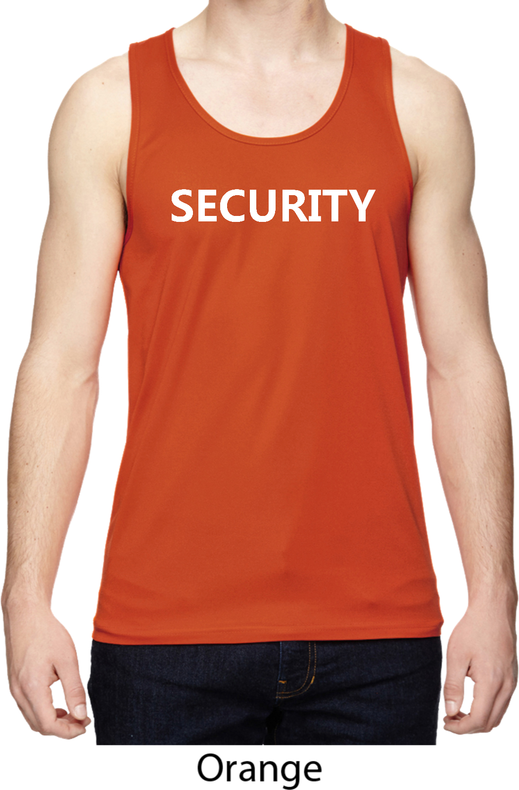 Security Guard Mens Moisture Wicking Tanktop - Security Guard Mens Shirts