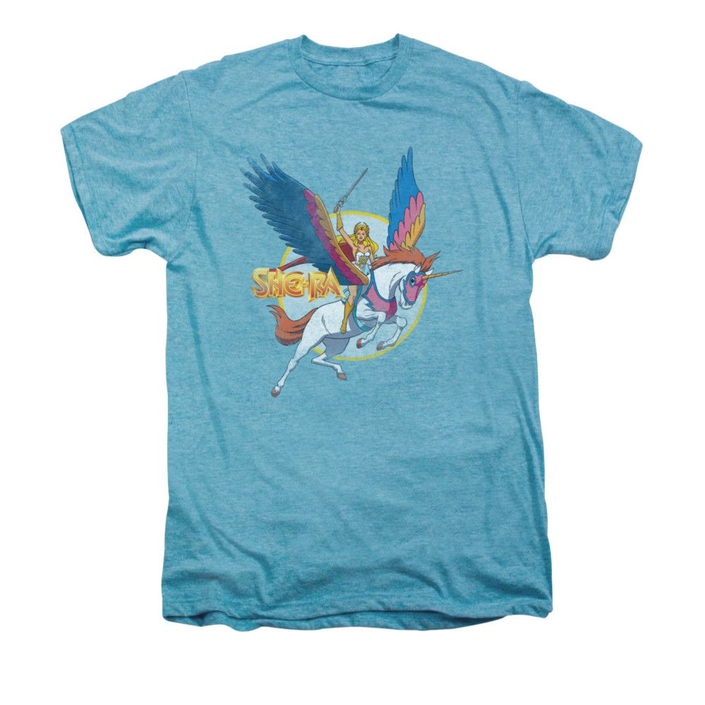She-Ra Premium Shirt And Swiftwind Adult Sky Heather Tee T-Shirt - She ...