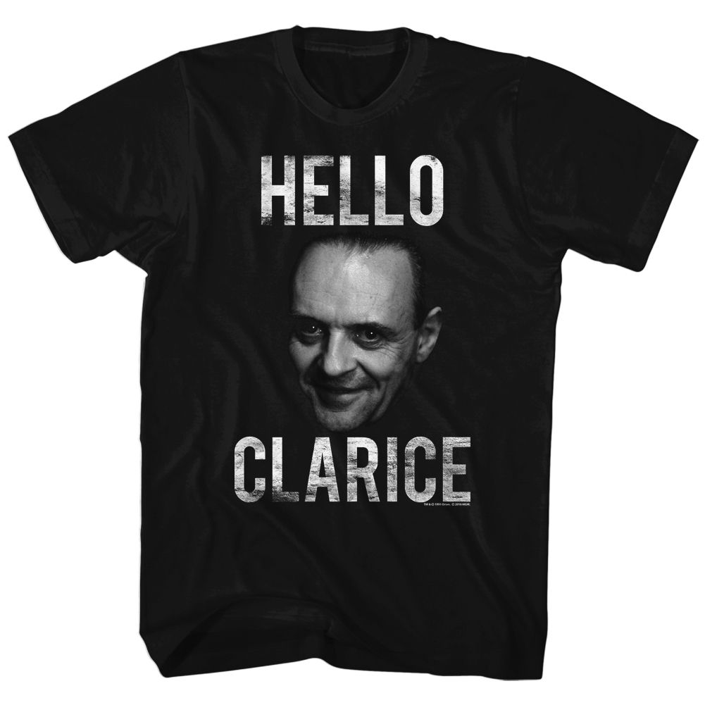 Silence Of The Lambs Shirt Hello Clarice Black T-Shirt - Silence Of The ...
