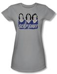 Slap Shot T-shirt Hockey Movie Brothers Adult Silver Tee Shirt - Slap ...
