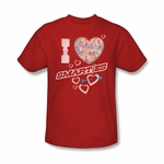 Smarties Shirt I Heart Smarties Long Sleeve Red Tee T-Shirt - Smarties ...