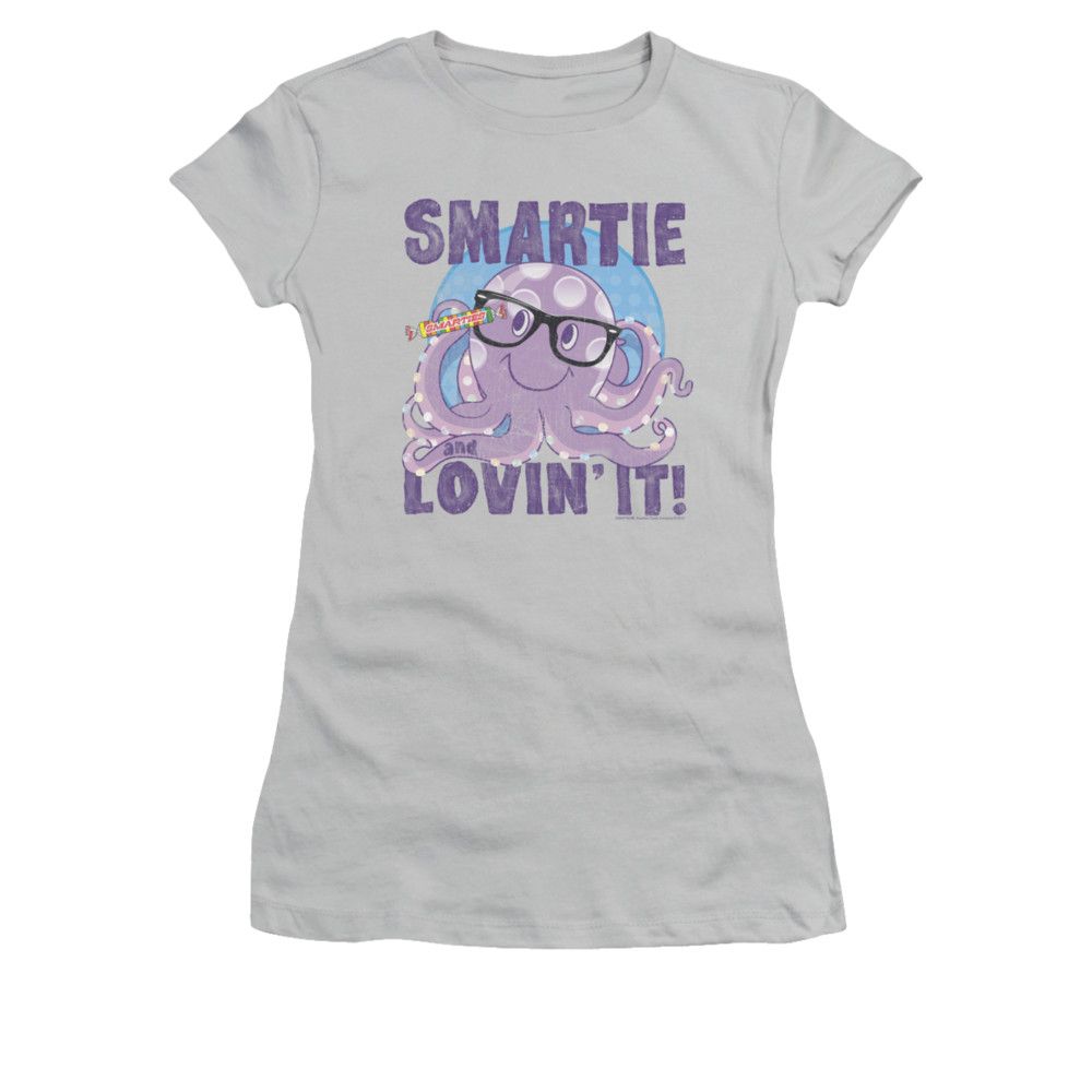 Smarties Shirt Juniors Lovin Silver T-Shirt - Smarties Lovin Shirts
