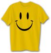Smiley Face Shirt - Yellow Adult T-shirt - Funny T-shirts - One Liners