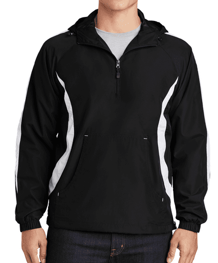 Sport Tek Jacket Colorblock Raglan Anorak Athletic Outerwear - Sport ...