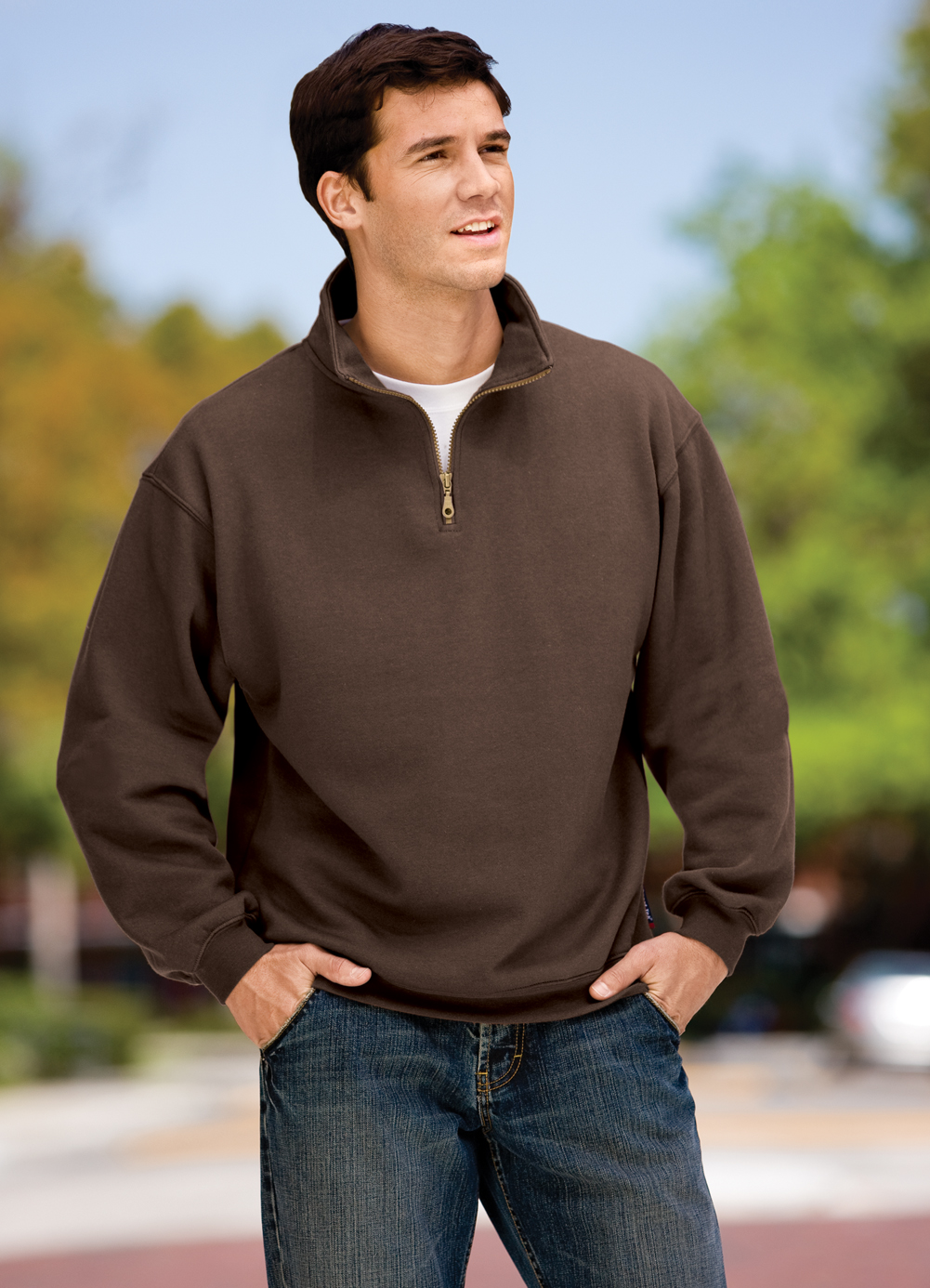 Sport Tek Quarter Zip Sweatshirt Athletic Fleece Sweat Shirt - Sport ...