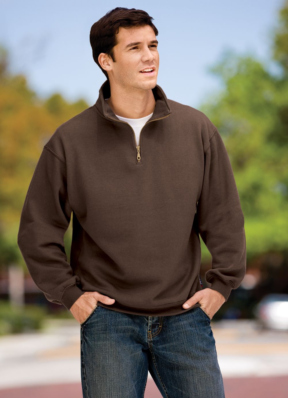 Sport Tek Quarter Zip Sweatshirt Athletic Fleece Sweat Shirt - Sport ...