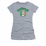 St. Patrick's Day Shirt Juniors V Neck Ireland With Soccer Flag Grey ...