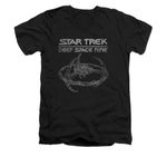 Star Trek - Deep Space Nine Shirt DS9 Station Long Sleeve Black Tee T ...