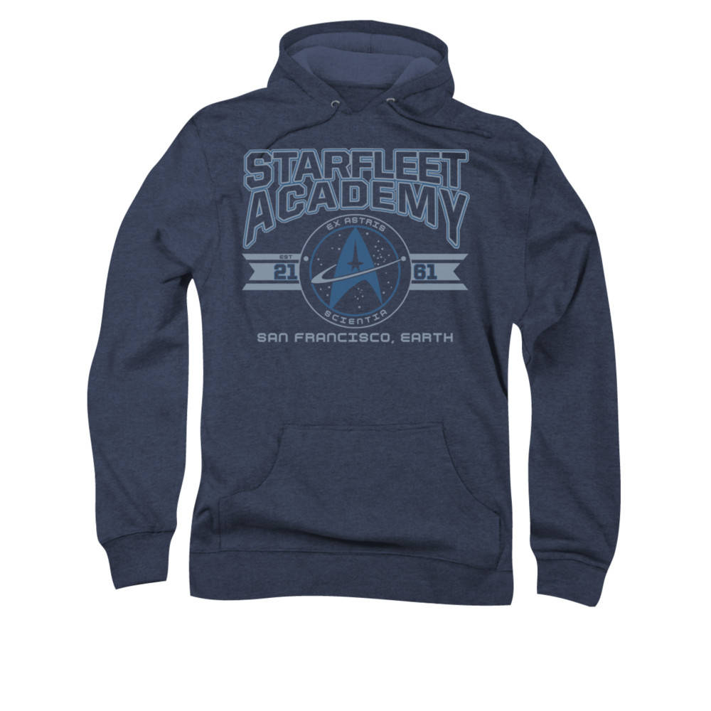 Star Trek Hoodie Classic Logo Navy Sweatshirt Hoody - Star Trek Classic ...