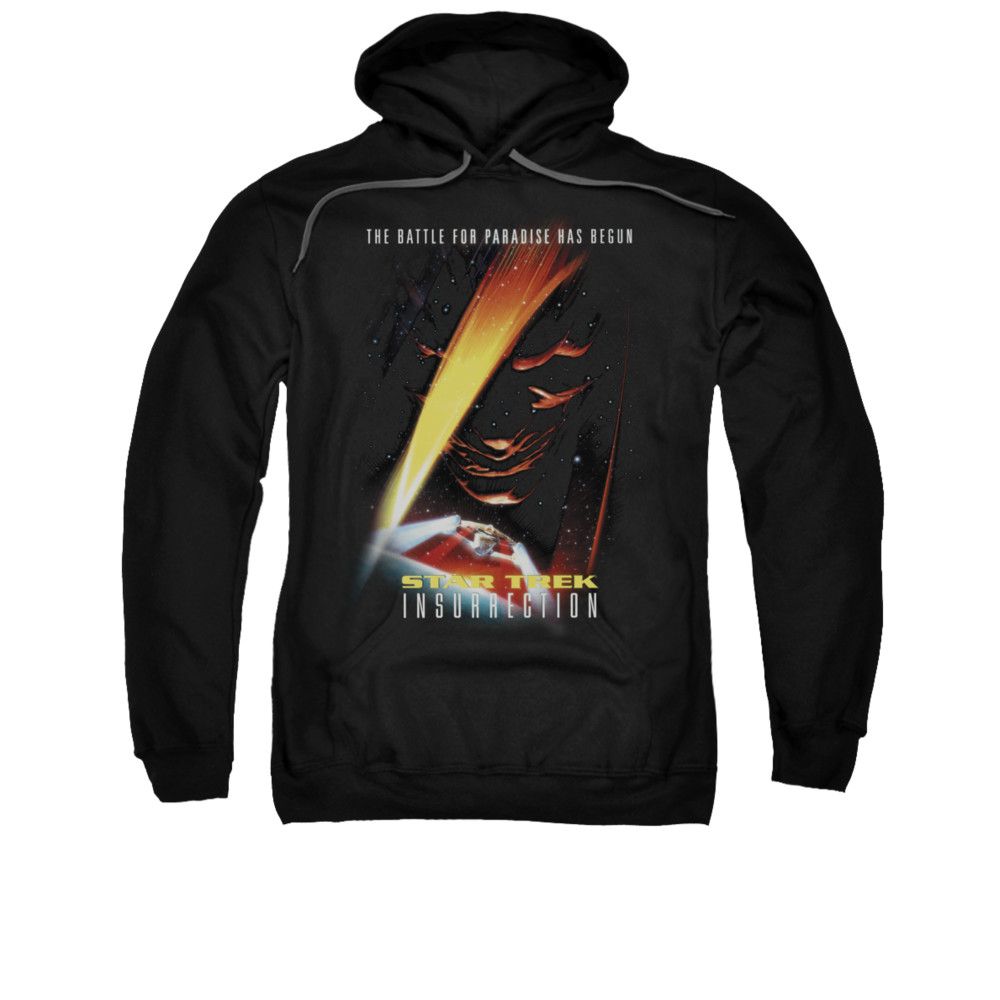 Star Trek Hoodie Insurrection Black Sweatshirt Hoody - Star Trek ...