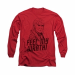 Star Trek Shirt Slim Fit Feel My Wrath Red T-Shirt - Star Trek Feel My ...