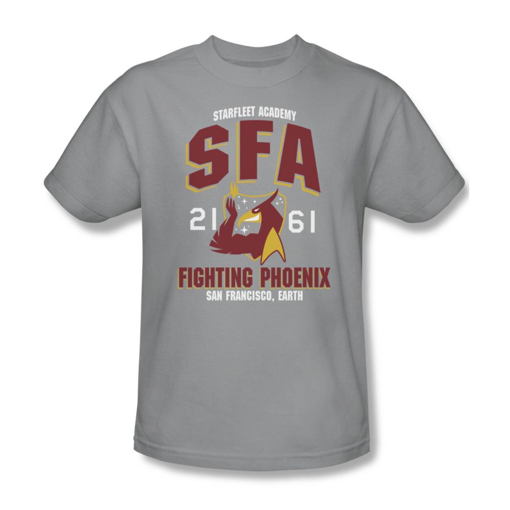 Star Trek Shirt SFA Fighting Phoenix Silver T-Shirt - Star Trek SFA ...