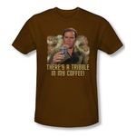 Star Trek Shirt Tribble Coffee Long Sleeve Brown Tee T-Shirt - Star ...