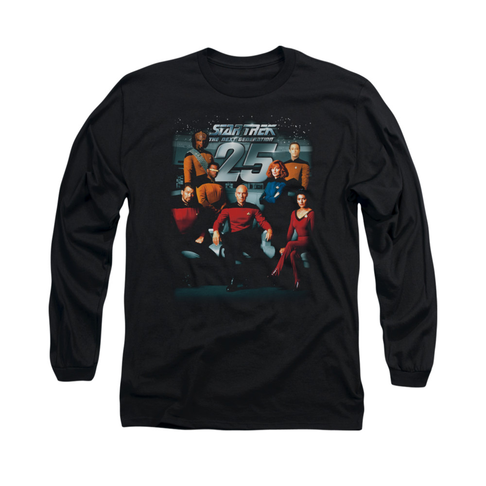 Star Trek - The Next Generation Shirt 25th Anniversary Long Sleeve ...