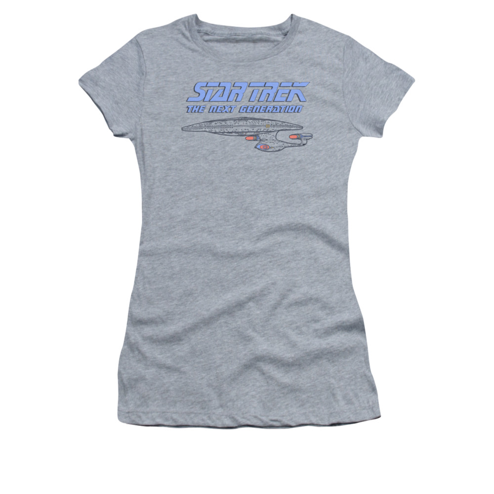 Star Trek - The Next Generation Shirt Juniors Distressed TNG Athletic ...