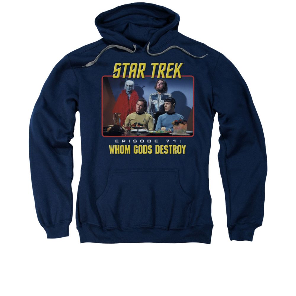 Star Trek - The Original Series Hoodie Sweatshirt Episode 71 Navy Adult ...