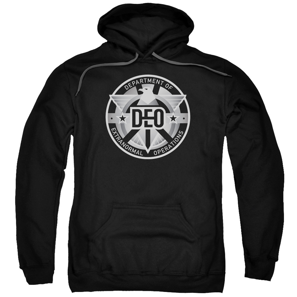 Supergirl Hoodie DEO Symbol Black Sweatshirt Hoody - Supergirl DEO ...