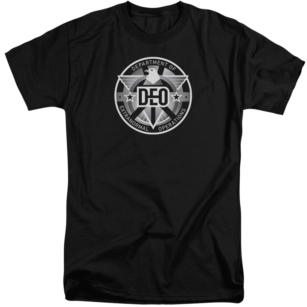 Supergirl Shirt DEO Symbol Black Tall T-Shirt - Supergirl DEO Symbol Shirts