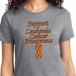 Support Leukemia Cancer Awareness Ladies Flowy Racerback - Support ...