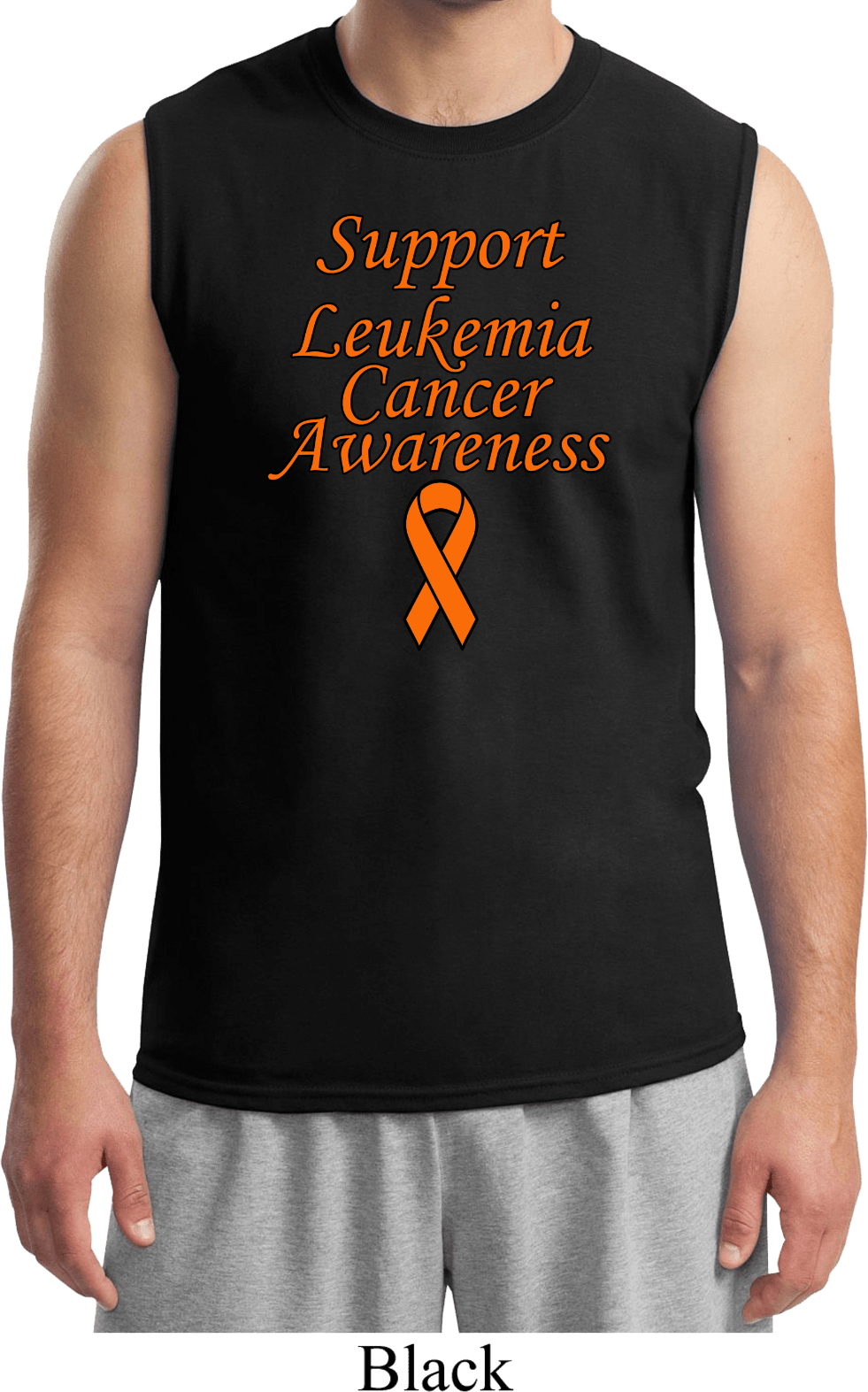 Support Leukemia Cancer Awareness Muscle Shirt - Support Leukemia ...