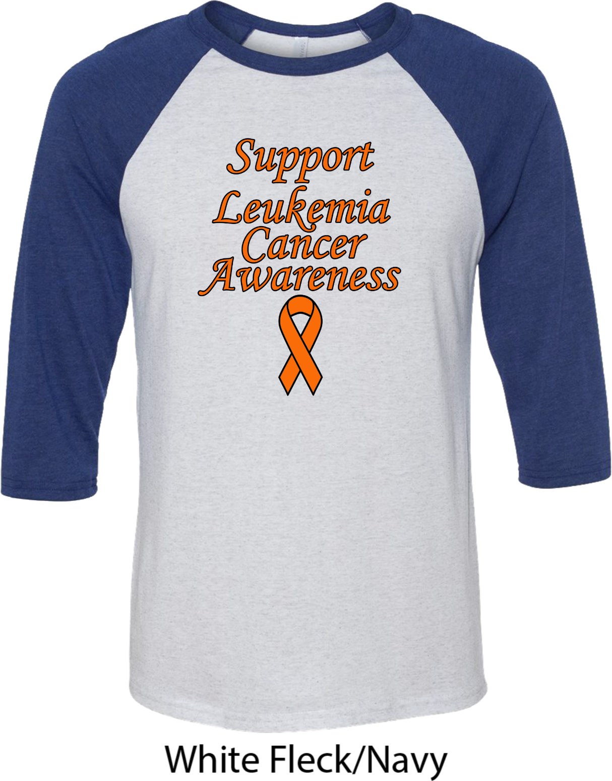 Support Leukemia Cancer Awareness Raglan Shirt - Support Leukemia ...