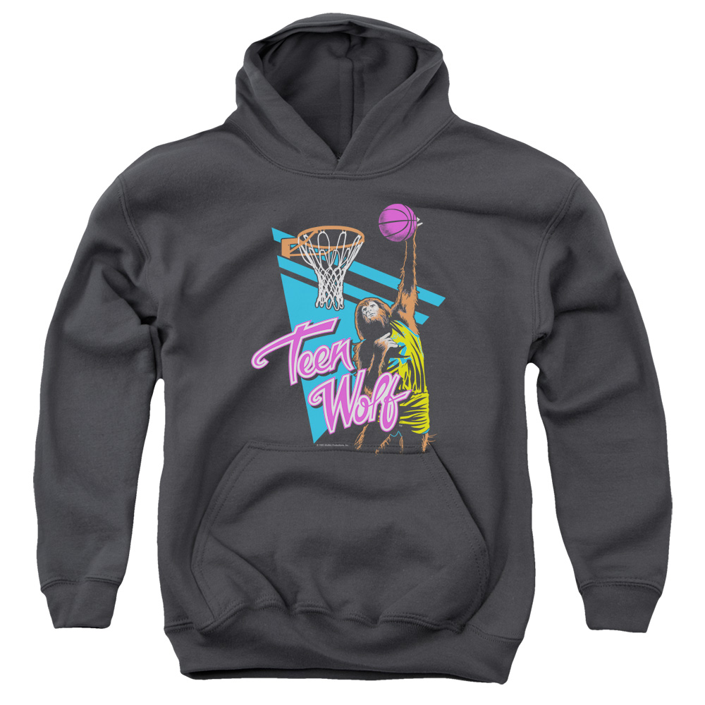 Teen Wolf Kids Hoodie Slam Dunk Charcoal Youth Hoody - Teen Wolf Slam ...