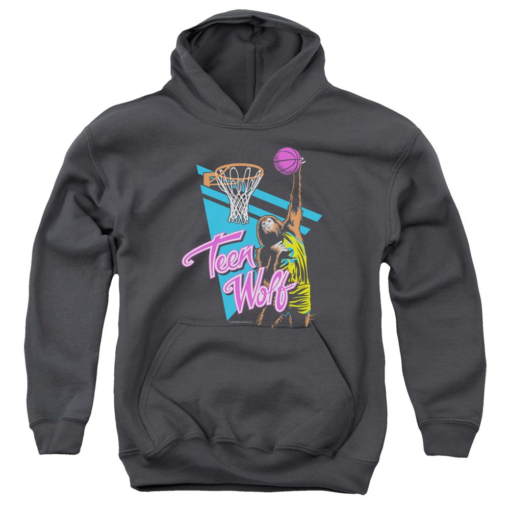 Teen Wolf Kids Hoodie Slam Dunk Charcoal Youth Hoody - Teen Wolf Slam ...