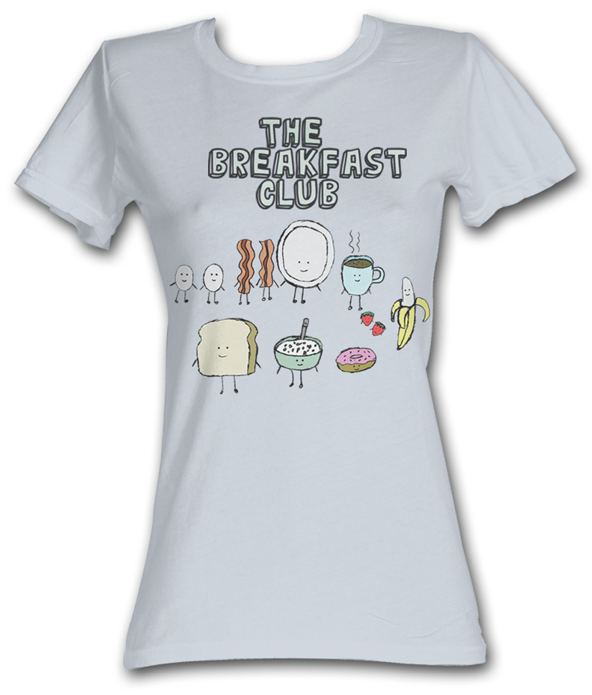 The Breakfast Club Juniors T-Shirt BFC Breakfast Silver Tee Shirt - The ...