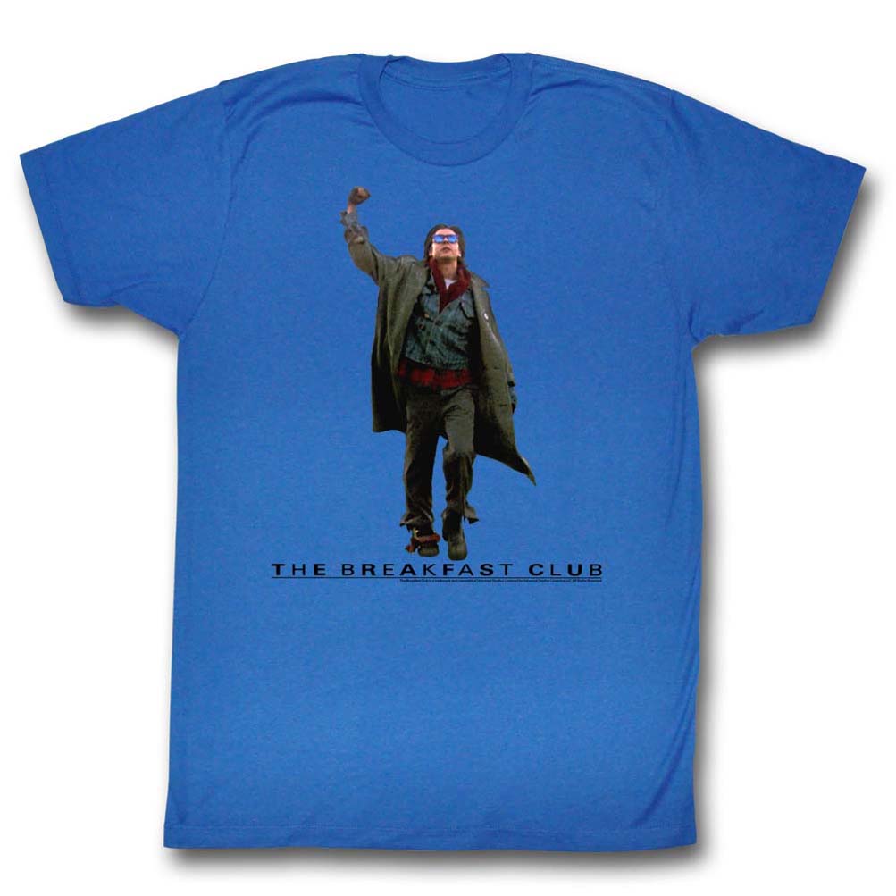 The Breakfast Club Shirt Fist Pump Royal Blue T-Shirt - The Breakfast ...