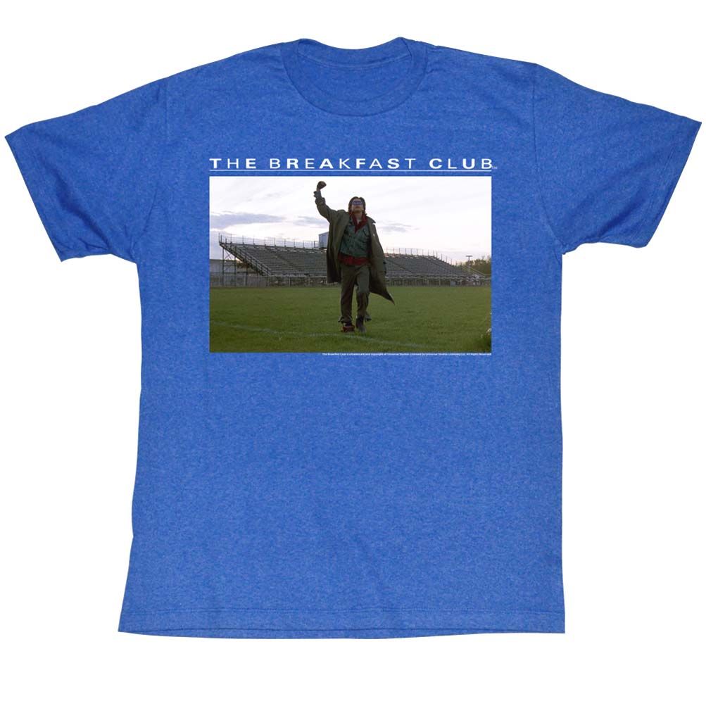 The Breakfast Club Shirt Fist Pump Royal Blue T-Shirt - The Breakfast ...