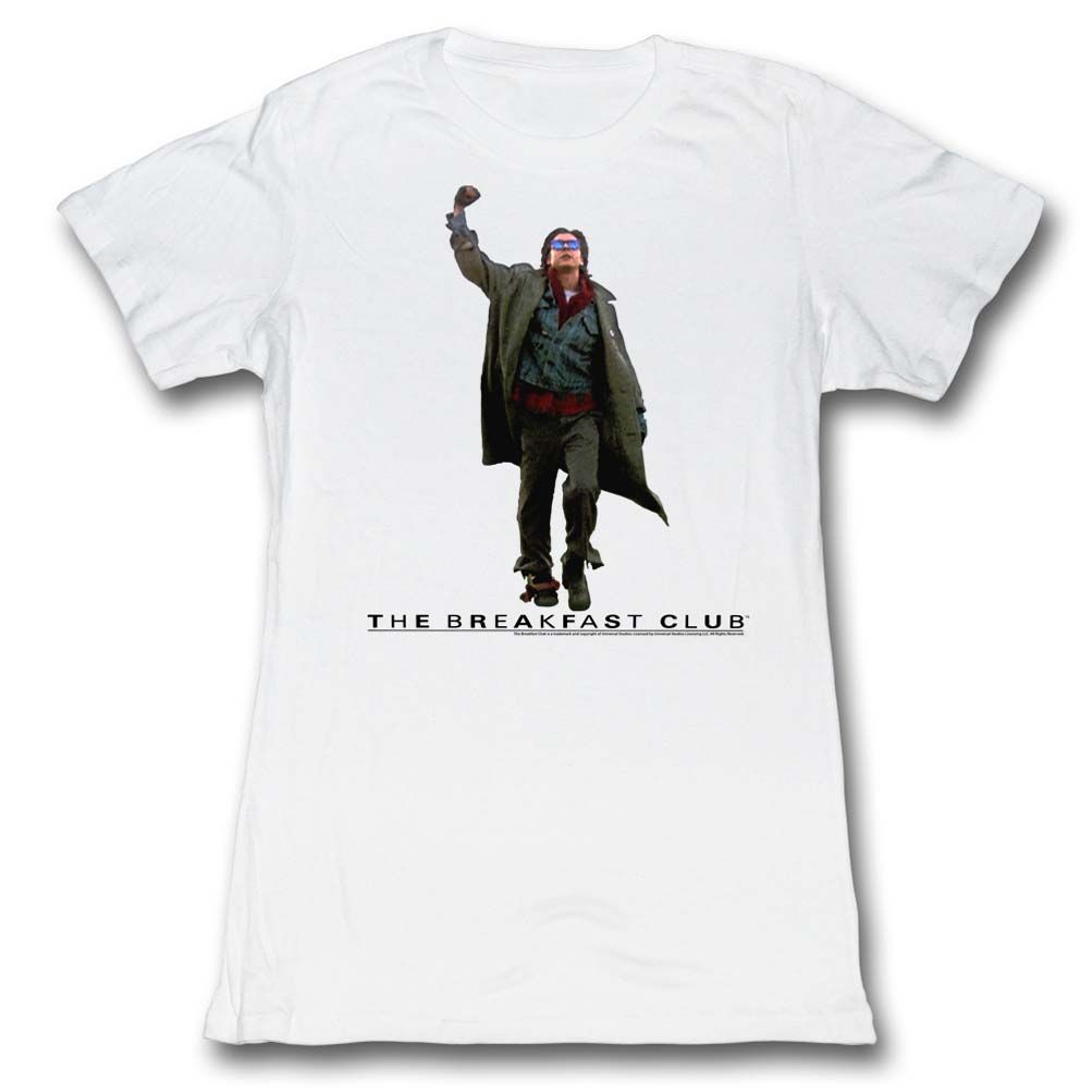 The Breakfast Club Shirt Juniors Fist Pump White T-Shirt - The ...