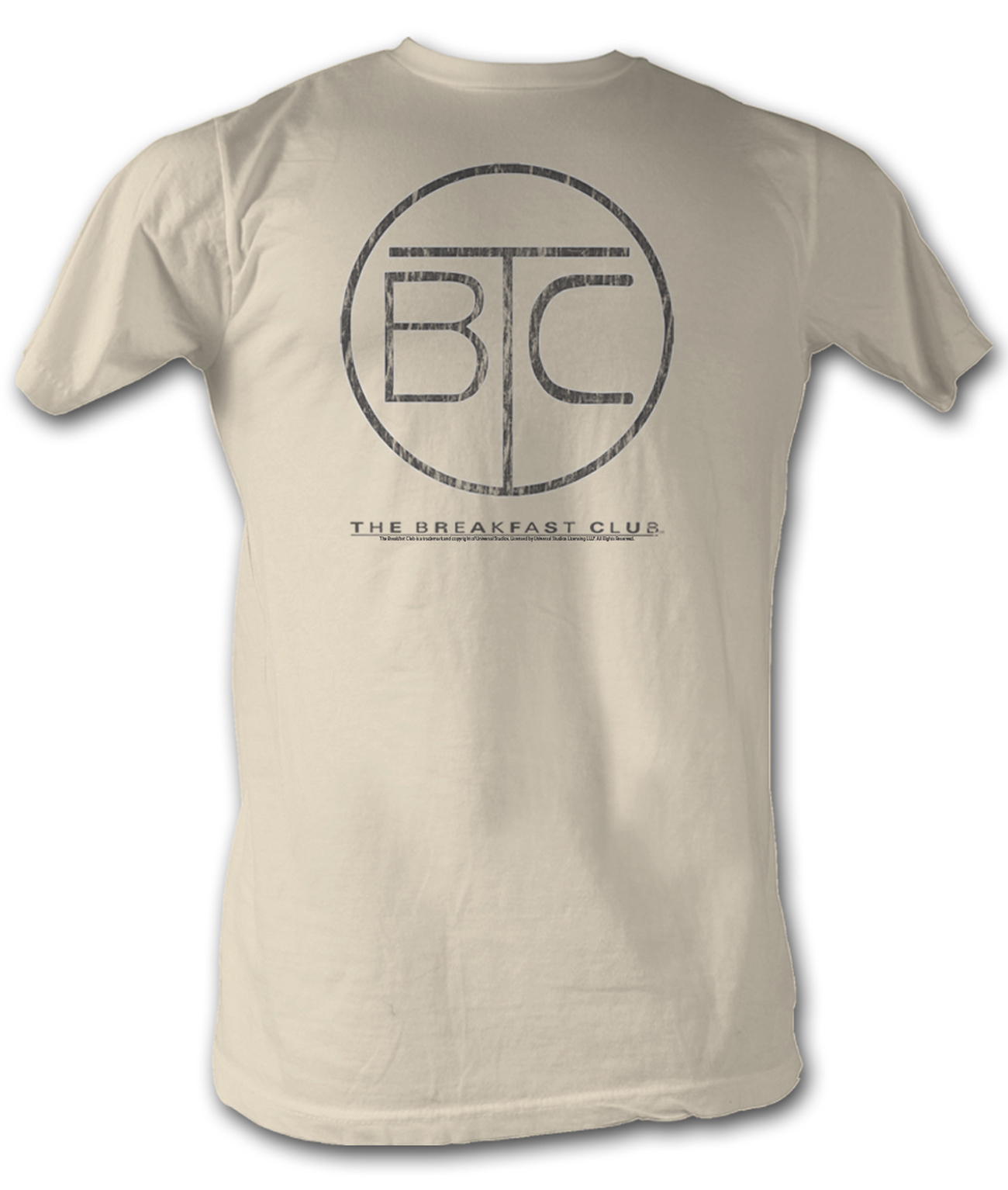 The Breakfast Club T-Shirt BFC Circle Logo Dirty White Tee Shirt - The ...