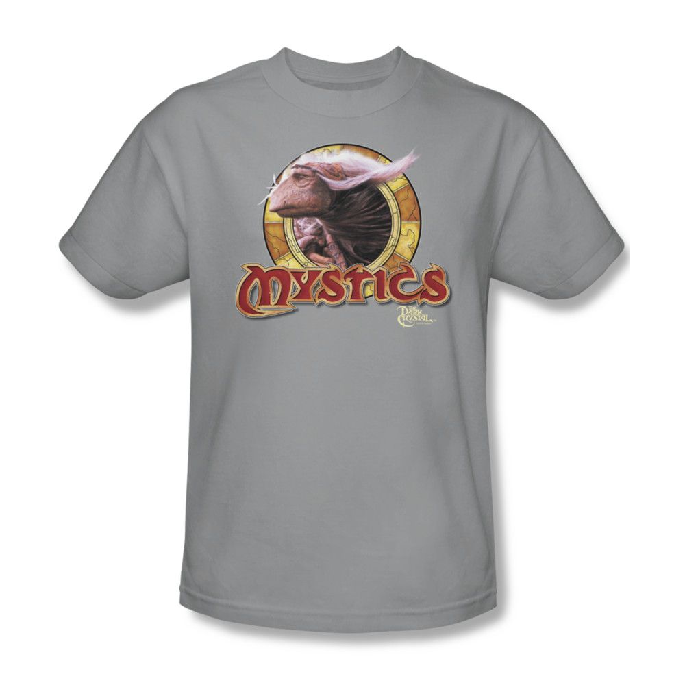 The Dark Crystal Shirt Mystics Circle Adult Silver Tee T-Shirt - The ...