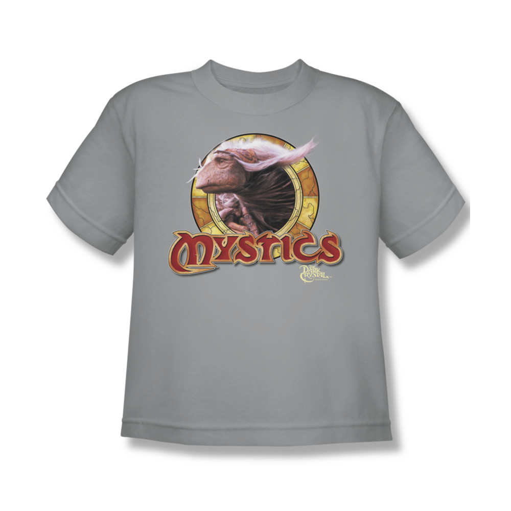 The Dark Crystal Shirt Mystics Circle Kids Silver Youth Tee T-Shirt ...