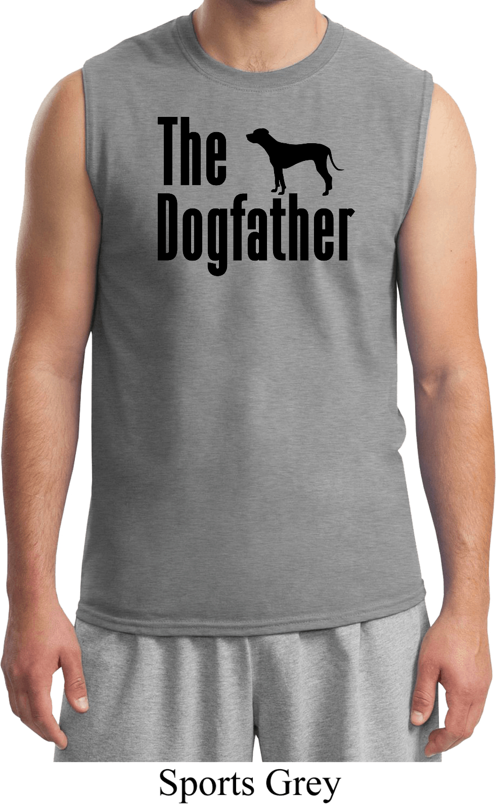 The Dog Father Black Print Mens Muscle Shirt - The Dog Father Black ...