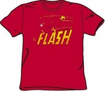 The Flash T-shirt - Fastest Man Alive DC Comics Adult Royal Blue Tee ...