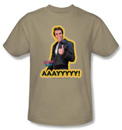 Happy Days Fonz AAAAY Shirts - Happy Days T-shirts