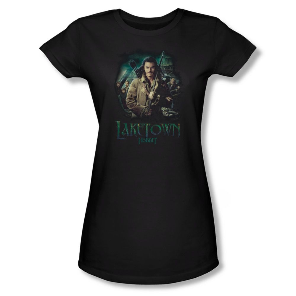 The Hobbit Desolation Of Smaug Shirt Juniors Protector Black Tee T ...