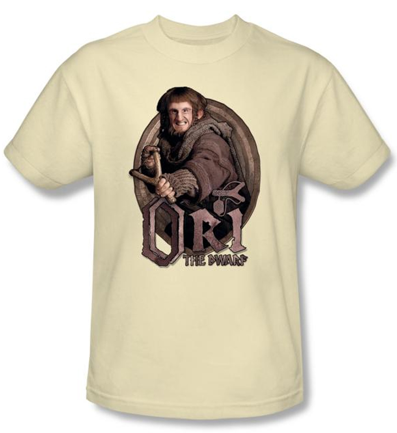 The Hobbit Kids Shirt Movie Unexpected Journey Ori Cream T-shirt - The Hobbit Ori Shirts